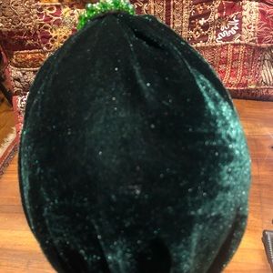 Nemesis | Accessories | Vintage Green Velvet Turban Hat | Poshmark